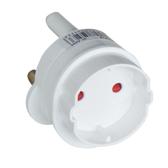 16A Adapter Schuko White | Buy Online | Wynberg Lights – WYNBERG LIGHTS