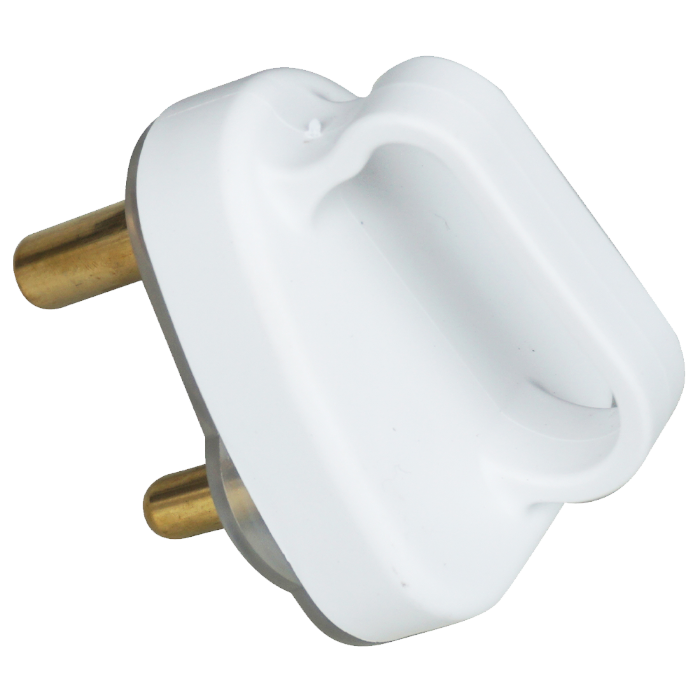 16A Plug Top White (with handle) Plastic | Buy Online | Wynberg Lights ...