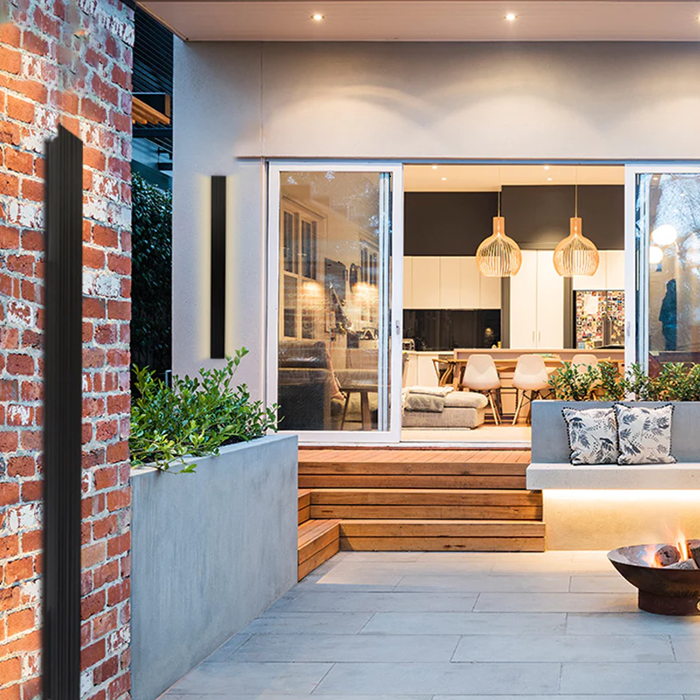 Spazio 4610.3030 SILHOUETTE Linear LED exterior Wall Fitting | Buy ...