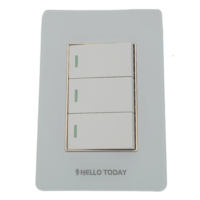 Hello Today 3 Lever Switch Acrylic 2x4 | Buy Online | Wynberg Lights ...