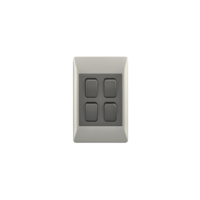 BrightStar 4 Lever Switch – 2 x 4 (ESW004, ESW004/2 WHITE, ESW074 ...