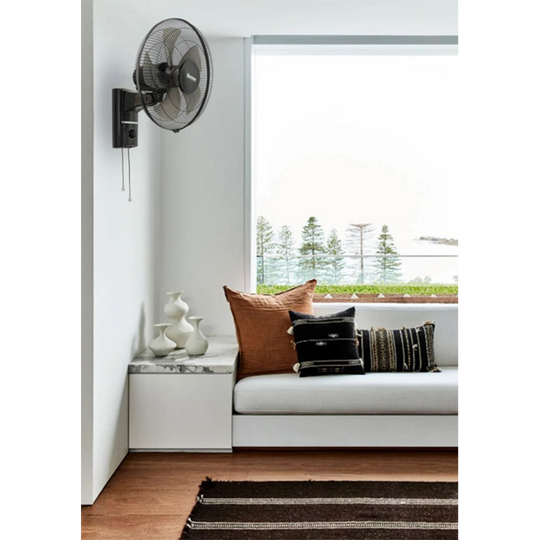 Bright Star FAN025 BLACK 16 Inch Wall Fan with Pull Switches | Buy ...