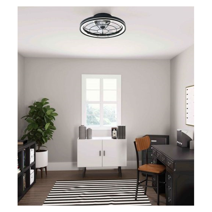 Bright Star FCF020 BLACK LED Ceiling Fan with Remote Control | Buy ...