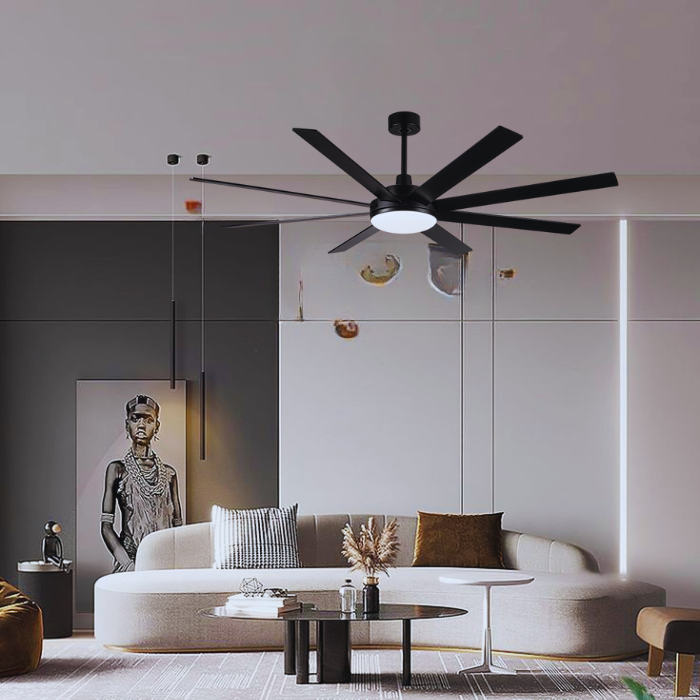 Brightstar Matt Ceiling Fan, available in sleek White and Black | Buy Online | Wynberg Lights ...