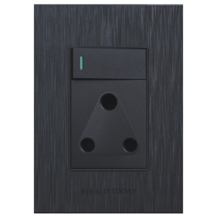 Hello Today Switch SA Socket Brushed 2x4 | Buy Online | Wynberg Lights ...
