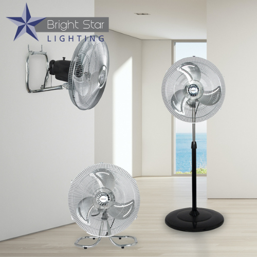BrightStar FAN008/3 IN ONE 3 Different Fan Configurations: Floor Fan ...