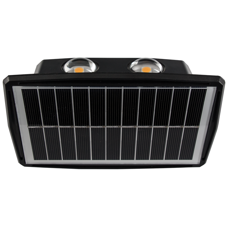Bright Star LS032 BLACK - Up and Down Facing Outdoor Solar Panel Light ...