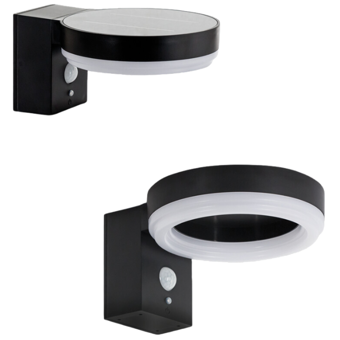 Brightstar LS023 Matt Black Solar LED Sensor Wall Lamp | Buy Online ...