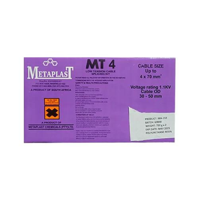 METAPLAST MT4 CABLE SPLICING KIT, 35MM-70MM | Buy Online | Wynberg Lights