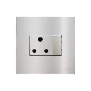 Onesto Matrix T-MXP-4001H Single Switched Socket Outlet Titanium ...