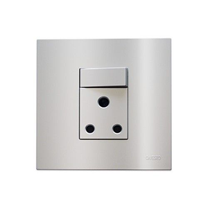 Onesto Matrix T-MXP-4001V Single Switched Socket Outlet Titanium ...