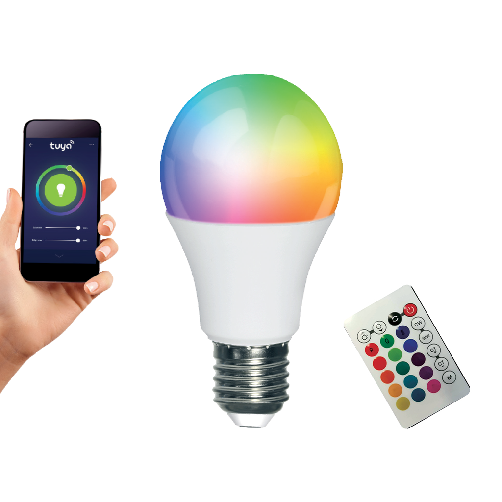 PioLED A60 10W QuRi LED Smart Wifi E27 Bulb + Remote | Buy Online ...