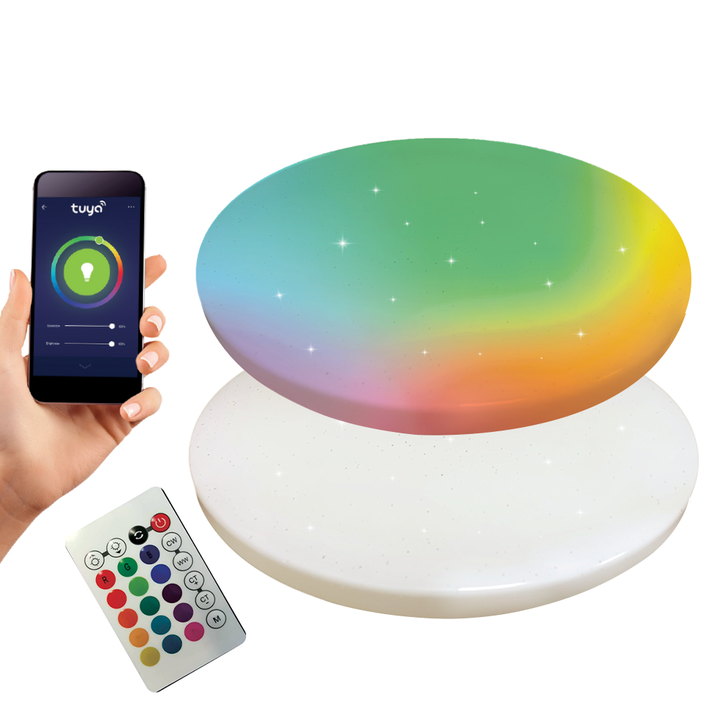 PioLED 24W QuRi LED Smart Round Ceiling Light + Remote | Buy Online ...