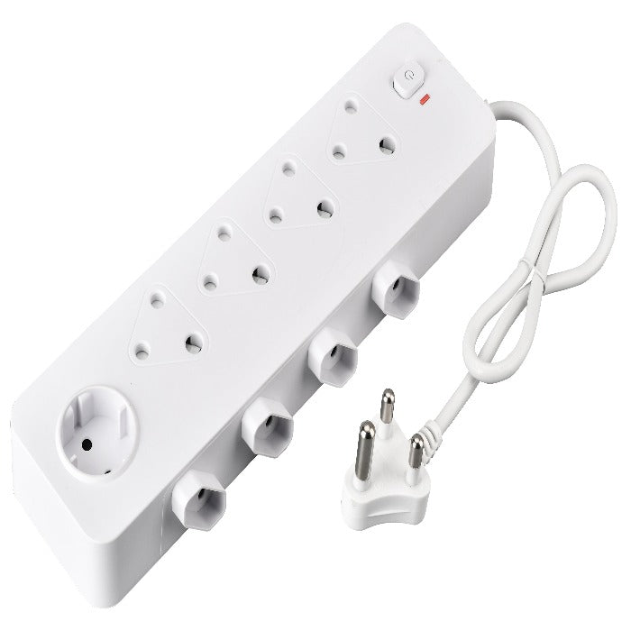 16A SWITCHED MULTIPLUG 09 WHITE | Buy Online | Wynberg Lights