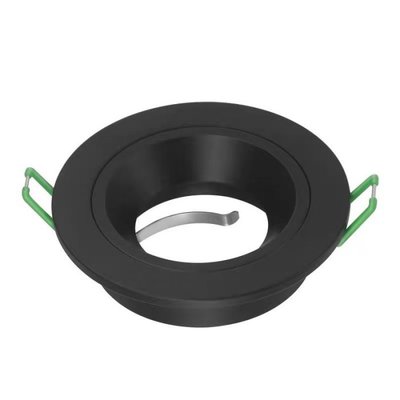 Anti-Glare CNC Cut Pure Aluminium Downlighter Fitting – Matt Black ...