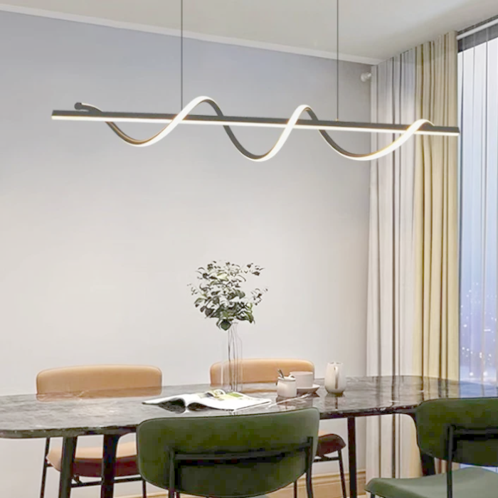 K-Light LED Whisper Pendant in Black/Gold | Buy Online | Wynberg Lights ...