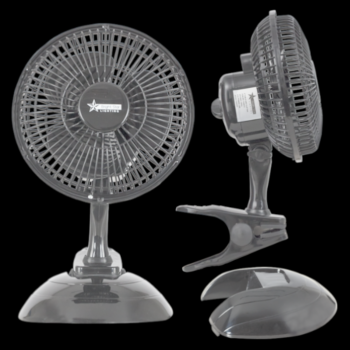 Brightstar 15W Black Portable Clip-On Fan | Buy Online | Wynberg Lights ...