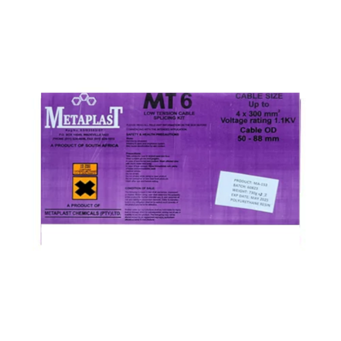 METAPLAST MT6 CABLE SPLICING KIT, 150MM-240MM | Buy Online | Wynberg ...