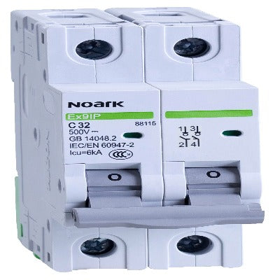 Buy Noark PV DC Isolator 2P 500V | Wynberg Lights – WYNBERG LIGHTS
