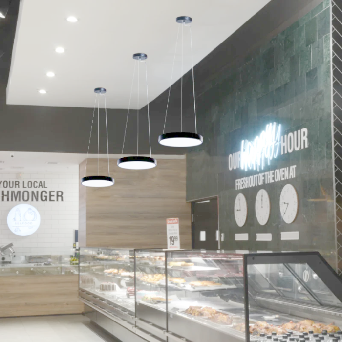 Spazio 8953.1.3030 ARIA ROUND SUSPENSION Dimmable LED ceiling fitting ...