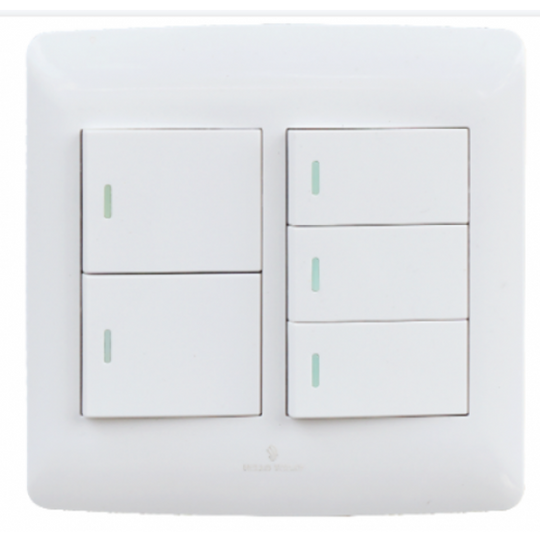 Hello Today 5 Lever Switch 4x4 | Buy Online | Wynberg Lights – WYNBERG ...