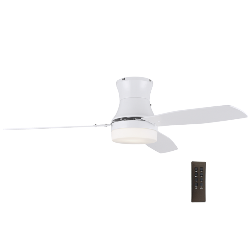 BrightStar FCF013 LED Space Saving LED Ceiling Fan with Remote Control ...