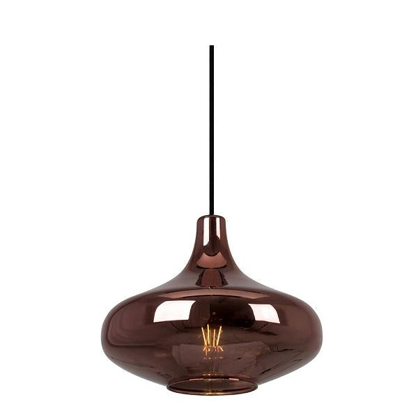 Larissa Pendant 280mm Transparent Copper – WYNBERG LIGHTS