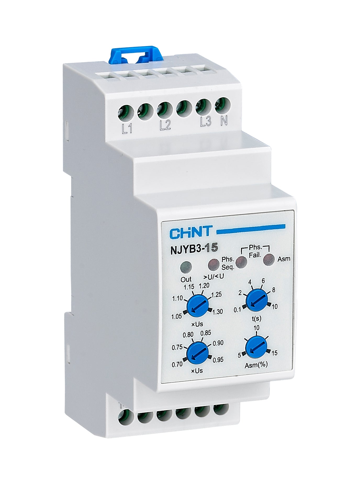 Buy Chint Phase Failure Relay AC380V Din Rail (PF, PS, OV, UV ...