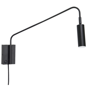 Metal LED Wall Bracket with Moveable Arm, Swivel Head and Switch ...