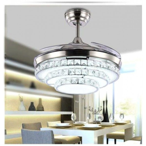 LED CEILING FAN WITH FOLDABLE BLADES 9304 (HELLO TODAY) – WYNBERG LIGHTS