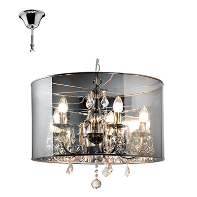 Radiant RP324 Eclipse Chandelier Round Chrome – WYNBERG LIGHTS